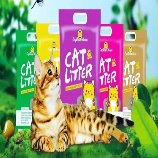 Captain Meow Lemon Cat Litter | Bentonite Cat Sand 5L/10L