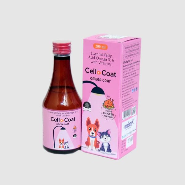 CelloCoat Omega 3 & 6 Syrup 200ml – Cat & Dog Coat Care