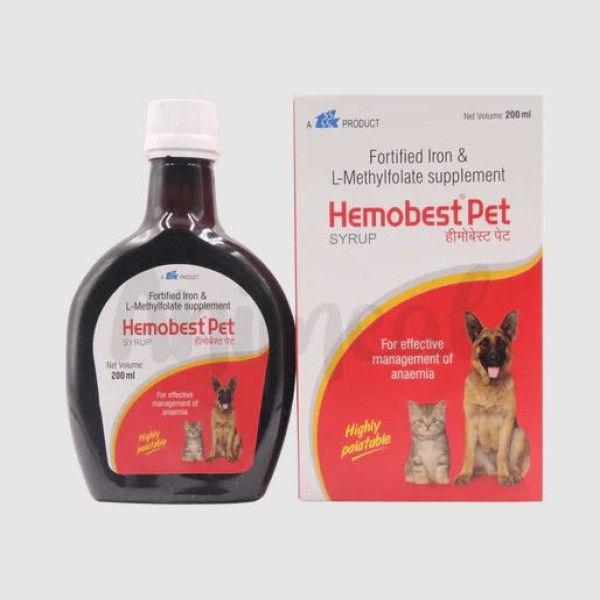 Hemobest Pet Syrup 200ml – Boost Energy & Immunity