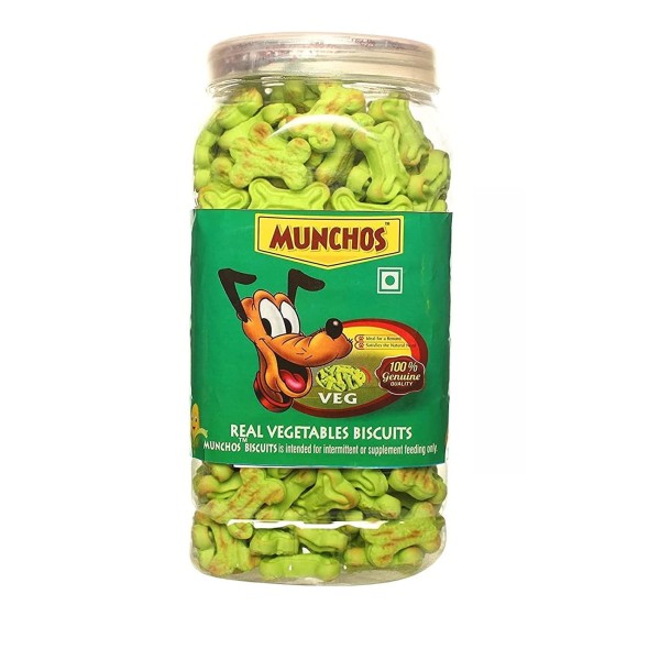 MUNCHOS Puppy Dog Treats 500g – Vegetable Biscuit