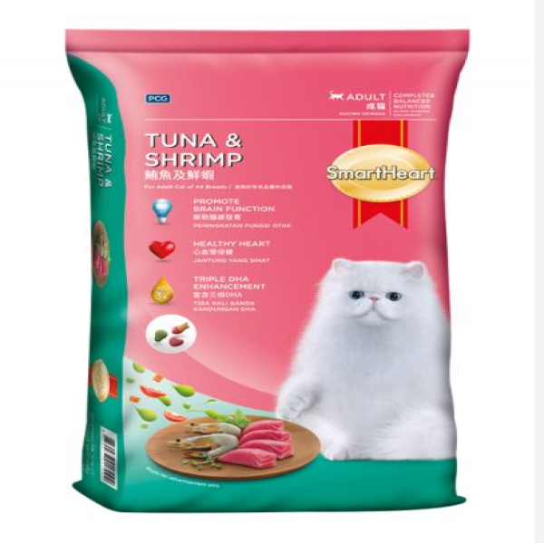 SmartHeart Dry Cat Food Tuna & Shrimp 10kg