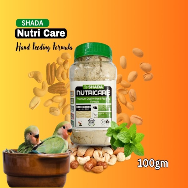 Shada Nutricare Handfeed Formula for All Birds 100g