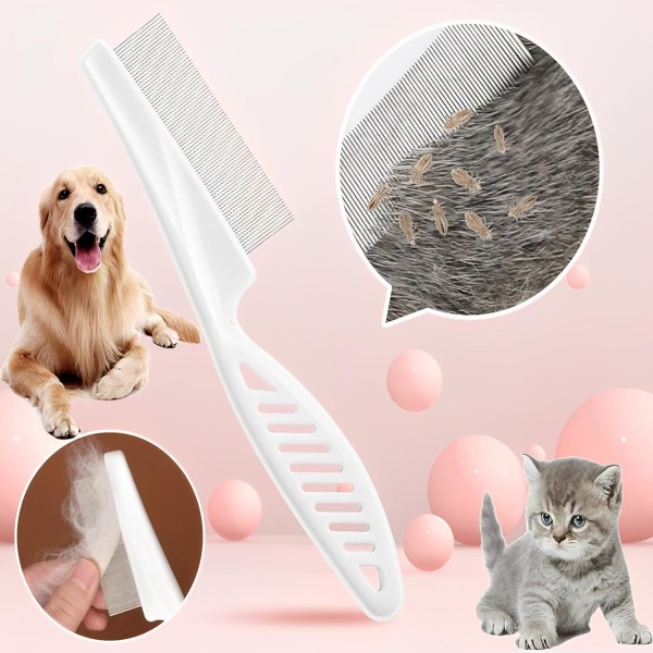 Large Flea Comb for Dogs & Cats – Stainless Steel
