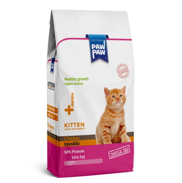 Paw Paw Kitten Dry Cat Food Chicken 1.5KG | Bangladesh