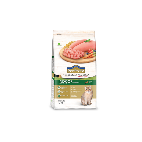 Perfecta Indoor Cat Food – Fresh Chicken 1.2kg