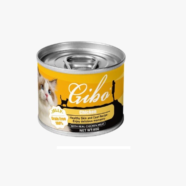 Giba Cat Can Food Chicken 80g | Cat Jelly Food